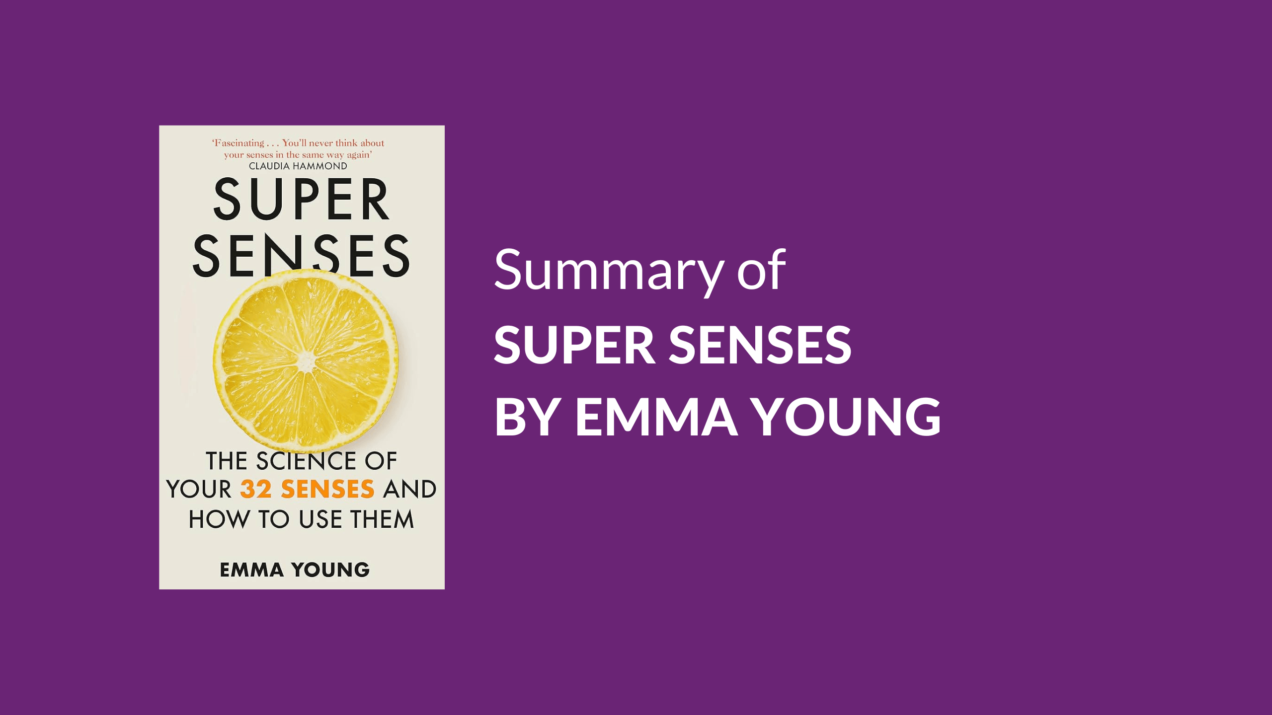 Super Senses - Book Summary - PropelHer's Book Club » PropelHer