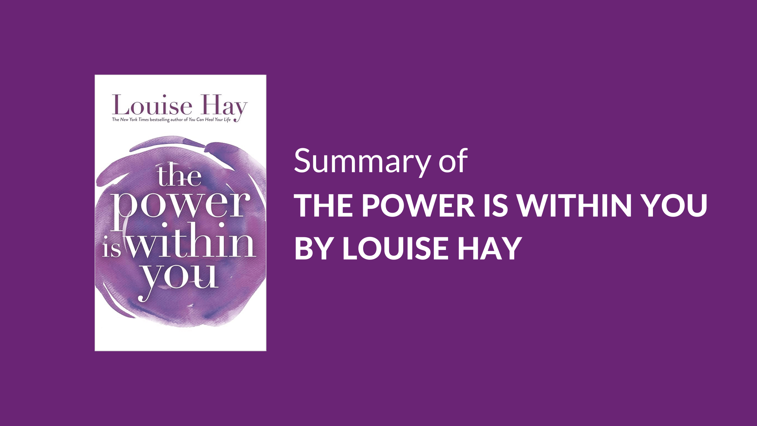 The Power is Within You - Book Summary - PropelHer's Book Club » PropelHer